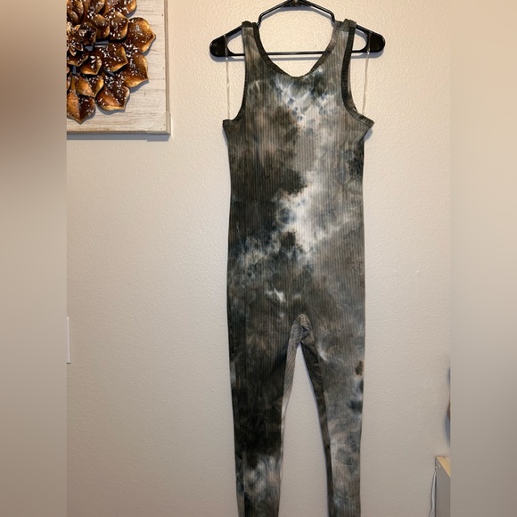 Derek Heart | Pants & Jumpsuits | Derek Heart Green Tye Die Jumpsuit ...